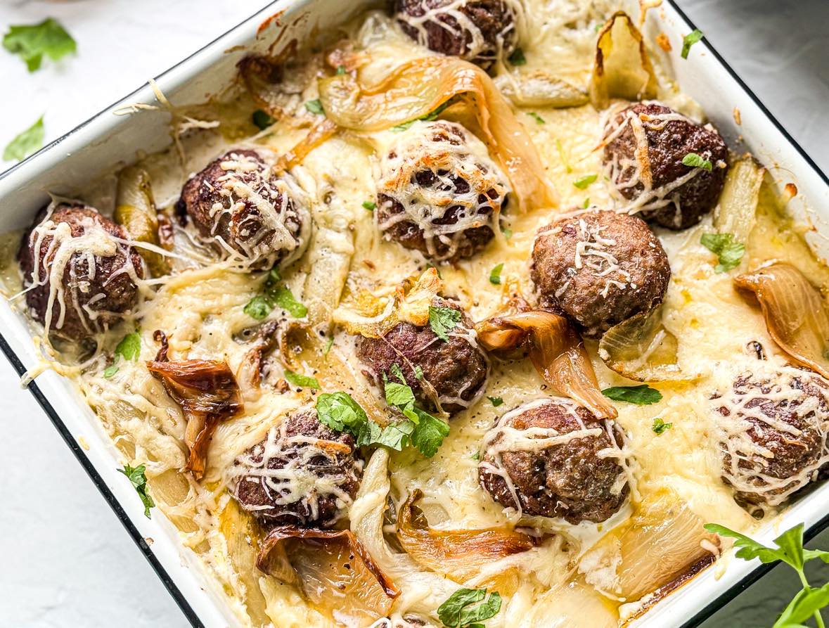 Ovenschotel van witloof met balletjes en puree - BlogVivant